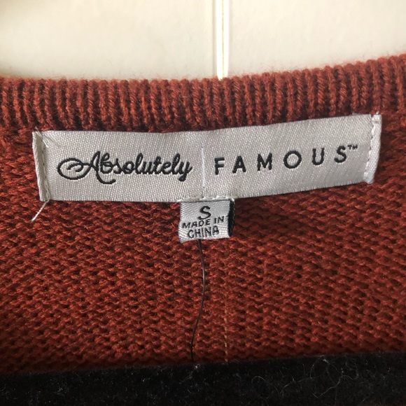 Absolutely Famous | Sweaters | Absolutely Famous Geometric Print ...